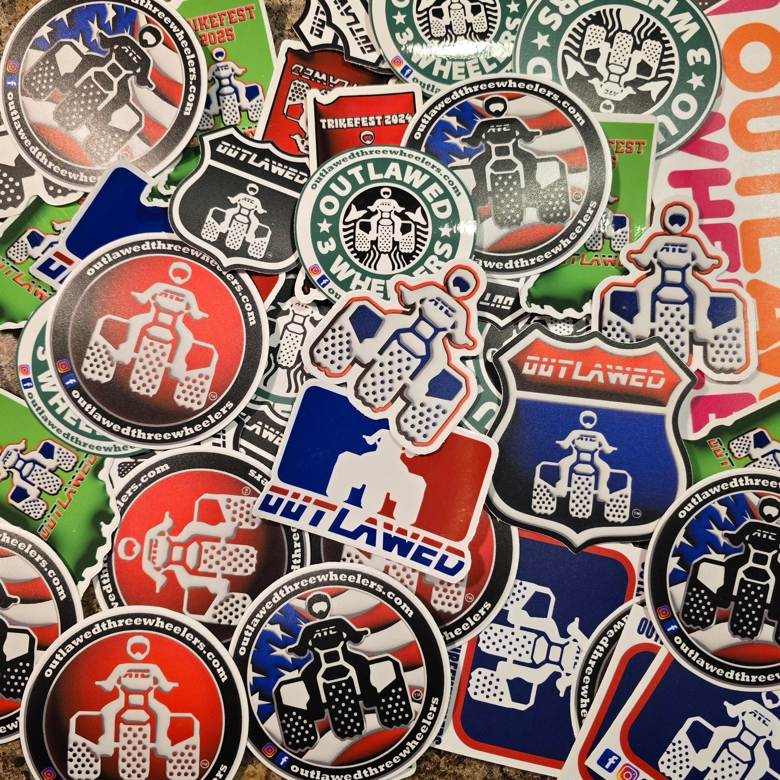 ATC® Three Wheeler Stickers – Outlawed Threewheelers LLC