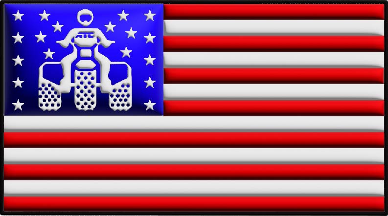 ATC Three Wheeler Flag Logo – Outlawed Threewheelers LLC