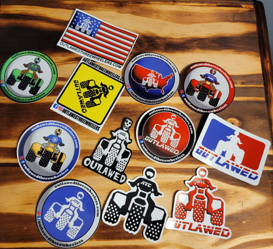 Stickers – Outlawed Threewheelers LLC